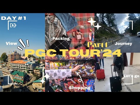 PGC trip 2024 💗 | packing stuff 👜 | Night travelling 🧳| Vlogs by Rida ...