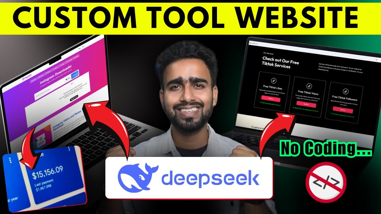 🚀 Create Custom Tool Websites With Deepseek Ai No Coding Required Youtube