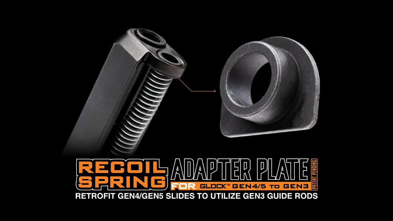Strike Recoil Spring Adapter Plate for GLOCK™ GEN4/5 to GEN3 - YouTube