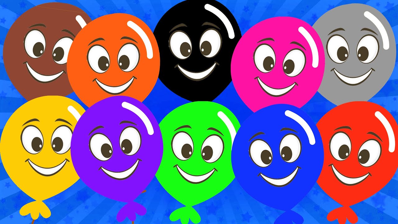 Learning Colors For Toddlers With Balloons | Learning Video For Kids ...