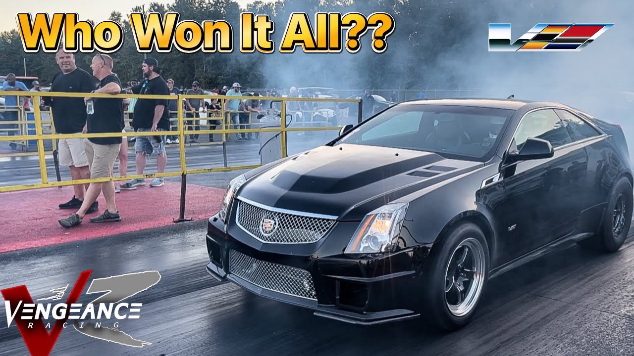 HELLCAT, CTS-V, C7, STREETCAR RACE - YouTube