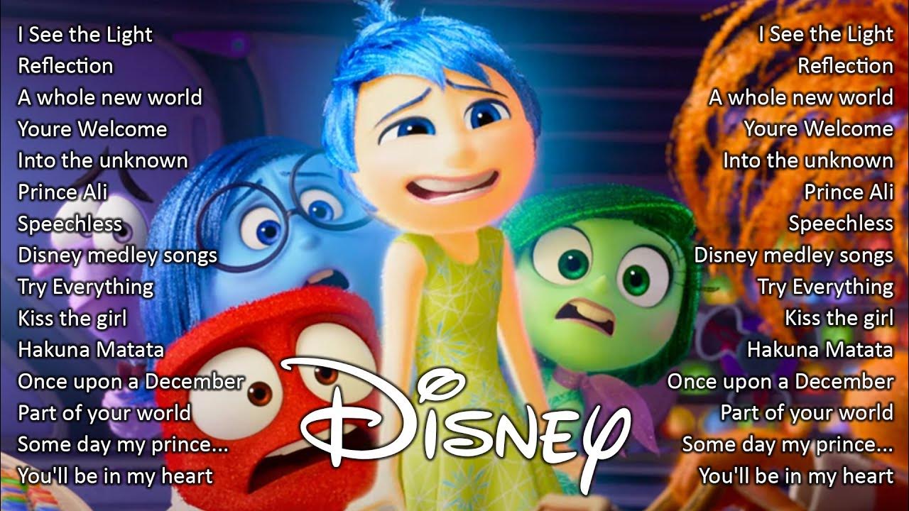 Disney Songs Lyrics Collection 💗👸🏻 Disney Best Hits 🪄 Disney Music ...