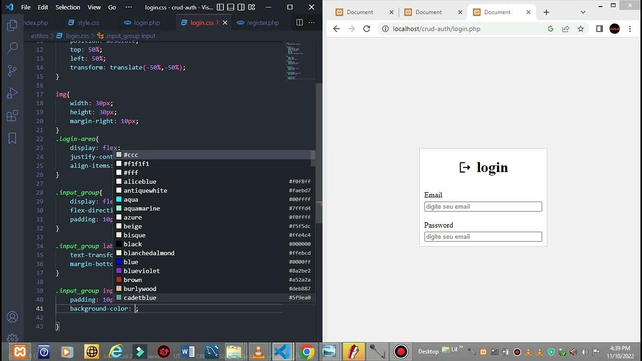 COMO CRIAR UMA TELA DE LOGIN COM PHP - YouTube