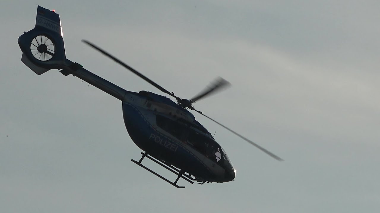 Polizeihubschrauber Hummel 4 D-HNWU Fliegerstaffel NRW ...