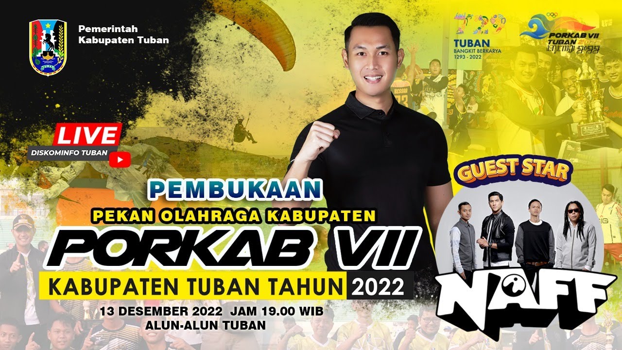 🔴 LIVE : Pembukaan Pekan Olahraga Kabupaten (PORKAB) VII Kabupaten ...