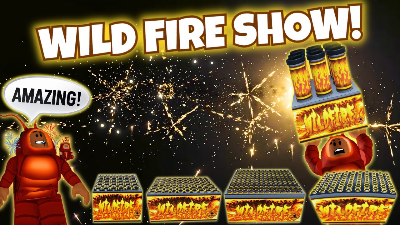 Wildfire Show In (Fireworks Playground) Roblox. - YouTube