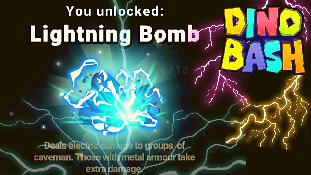 🔴Island 27-2 & 3 Lightning Bomb - Dino Bash 2 Travel Thru time Gameplay ...