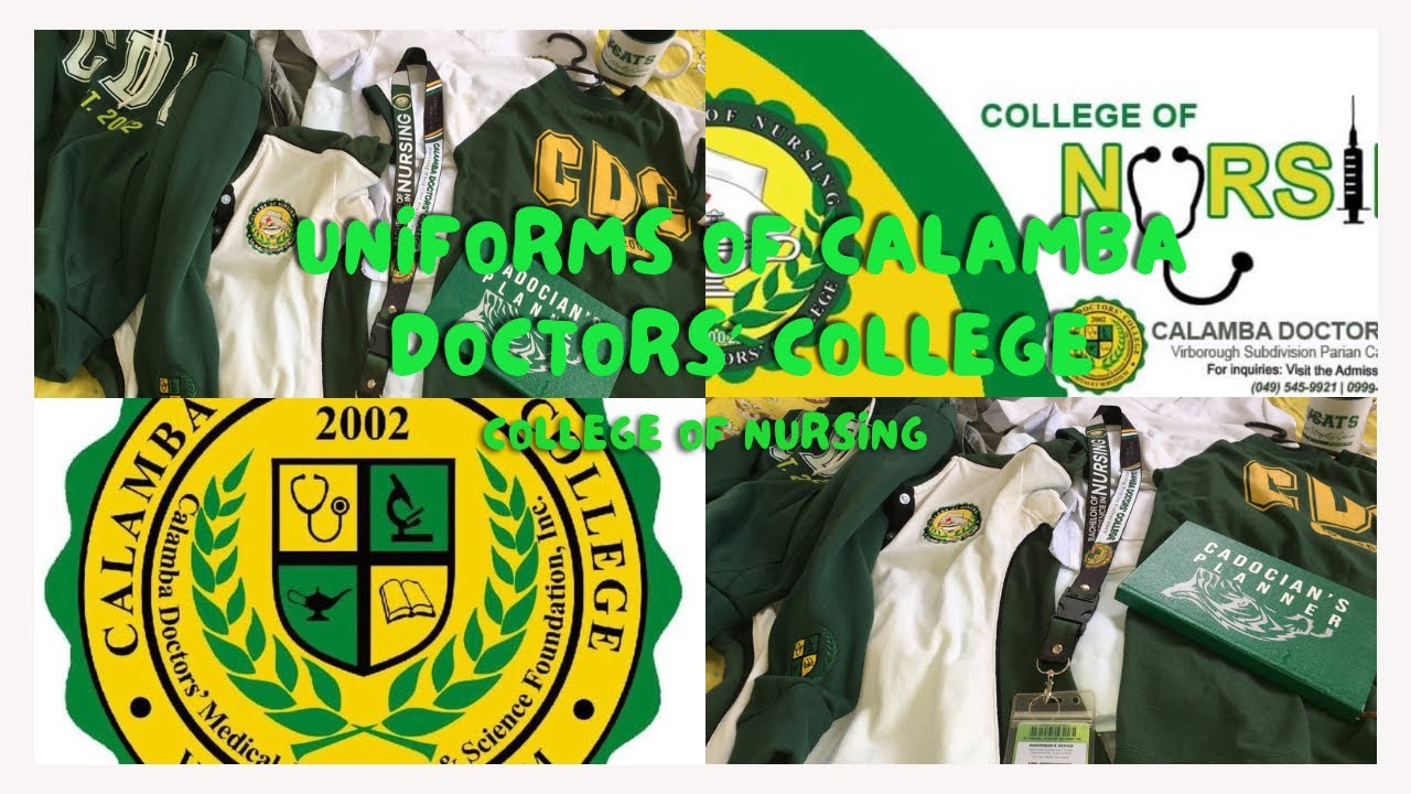 UNIFORMS OF CALAMBA DOCTORS' COLLEGE IN NURSING | PRICES ...