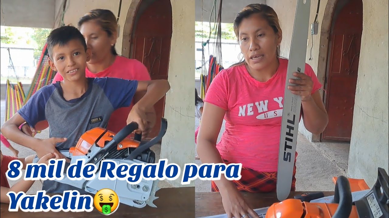 Yakelin Recibe Tremendo Regalo😱/Para Su Negocio De Leña😳/La Reacción De ...