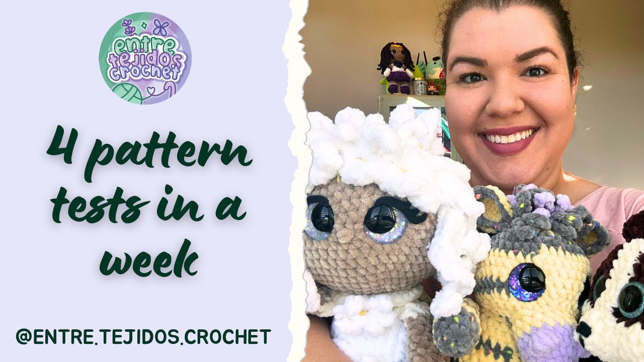 Crochet Vlog - crochet pattern testing and pattern designing all in 5 ...
