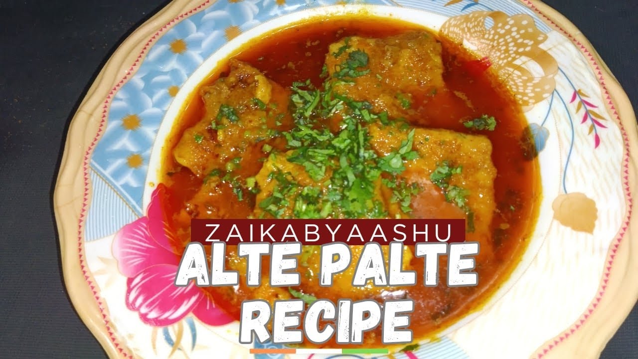 Besan Ke Alte Palte Recipe । The Taste Of Fish Curry In Alte Palte With ...