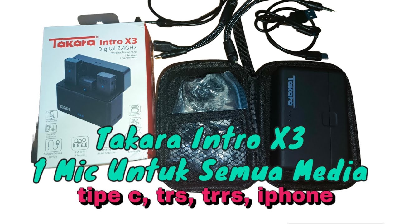 MIC TAKARA INTRO X3 BISA UNTUK SEMUA MEDIA. - YouTube