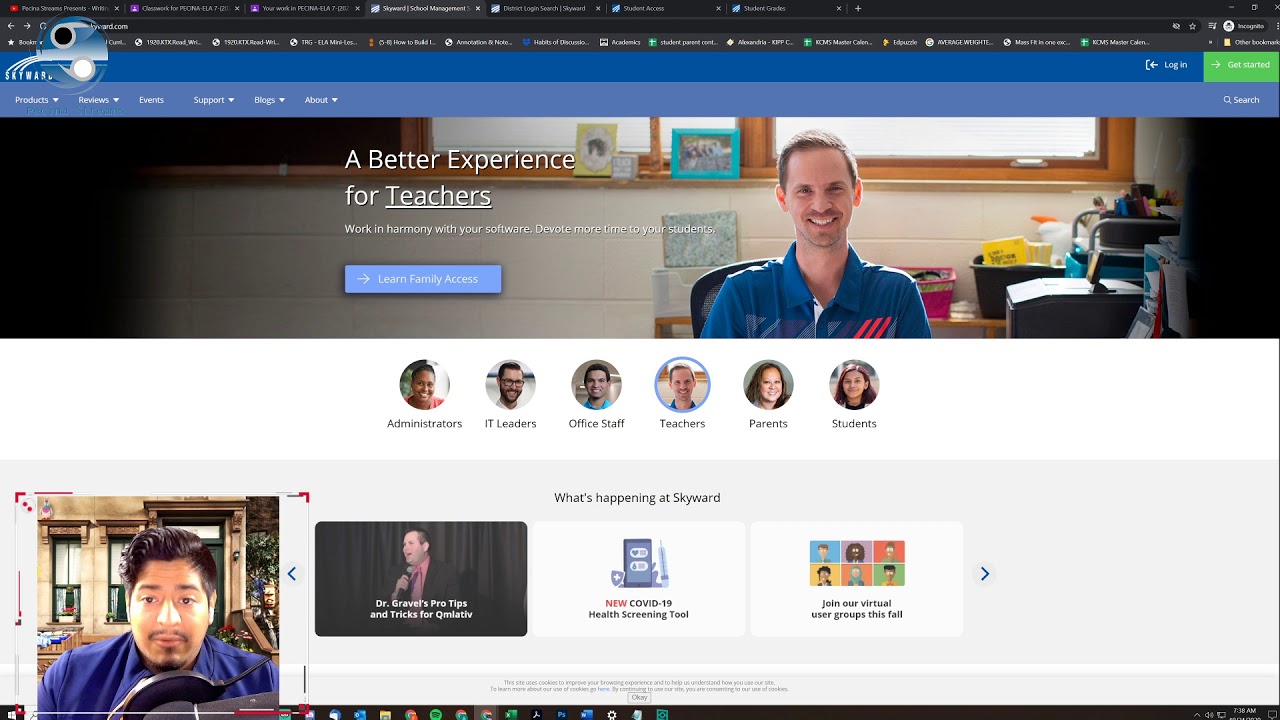 Skyward Report Card Grades / Verifique sus calificaciones (ENG/SPN) - YouTube