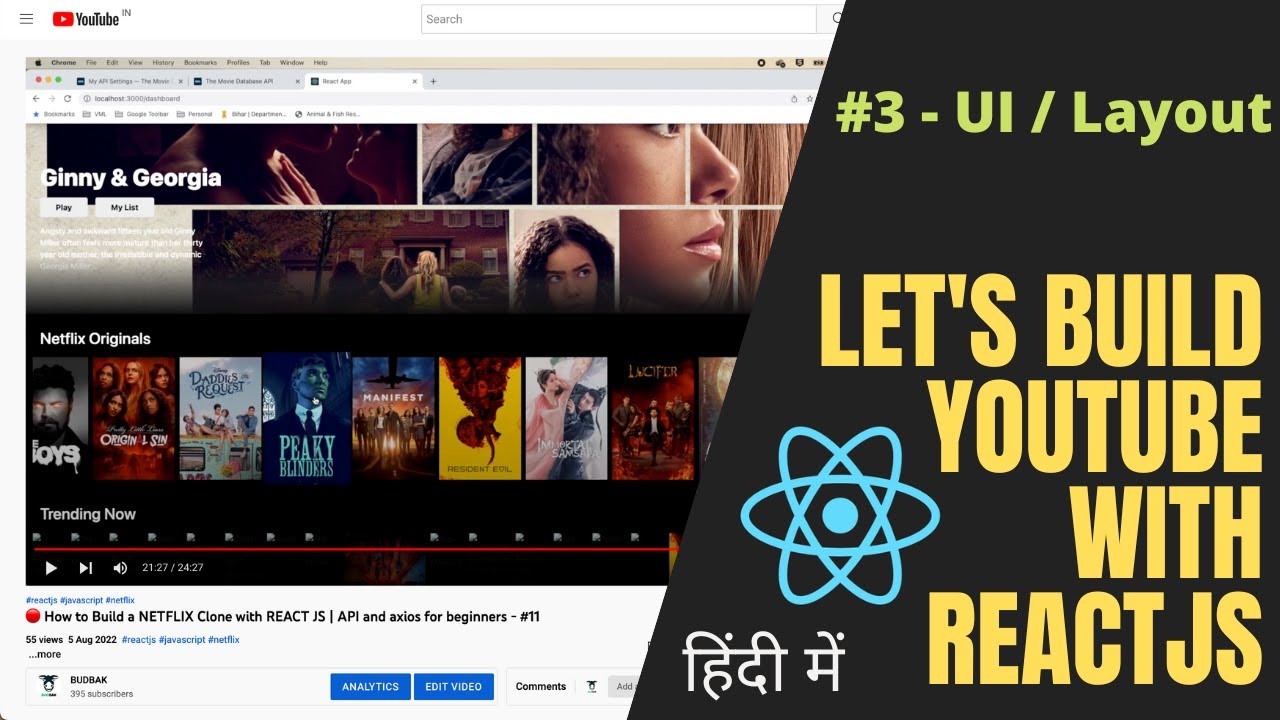 🔴 Lets Build A Youtube Clone With React Js For Beginners Design 3021