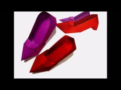 Paper Sandal Craft - YouTube