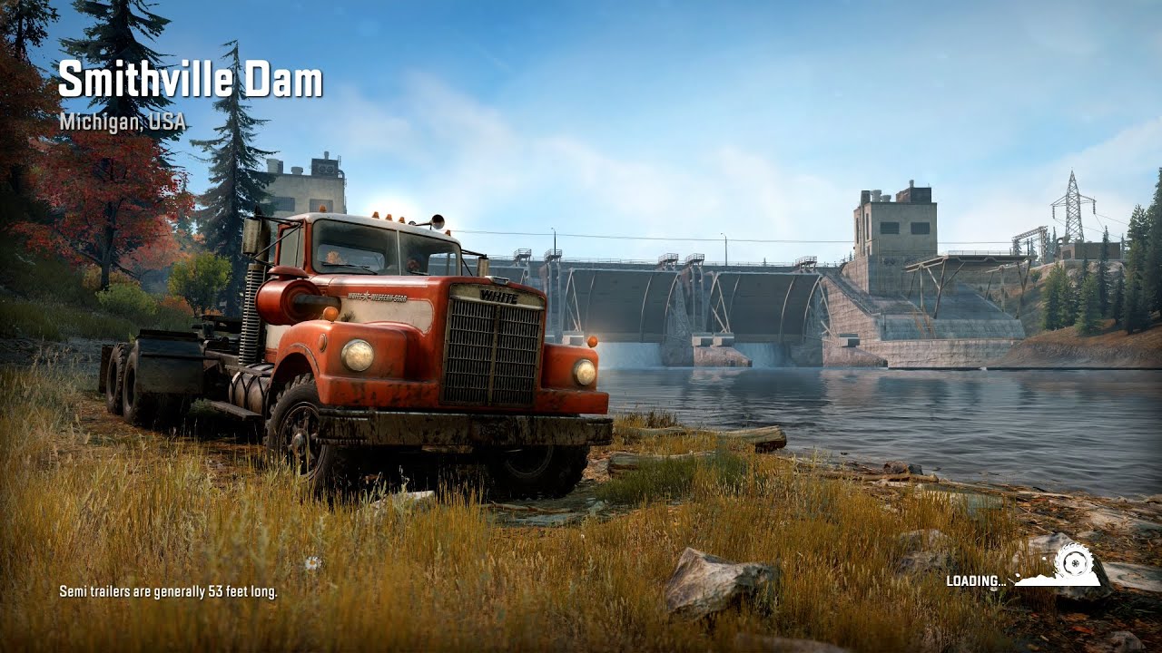 SnowRunner: Smithville Dam, Michigan - SMITHVILLE BRIDGE(СМИТВИЛЛСКИЙ ...