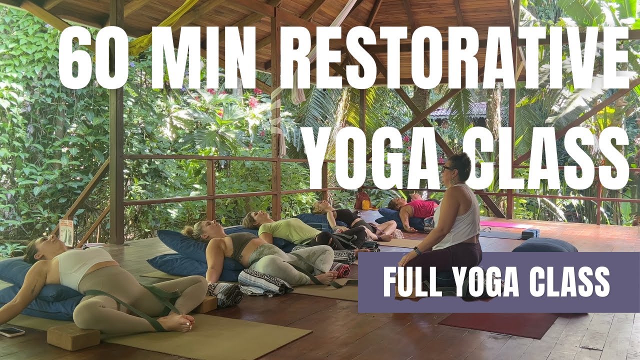 Open Your Heart Restorative Yoga Class - YouTube