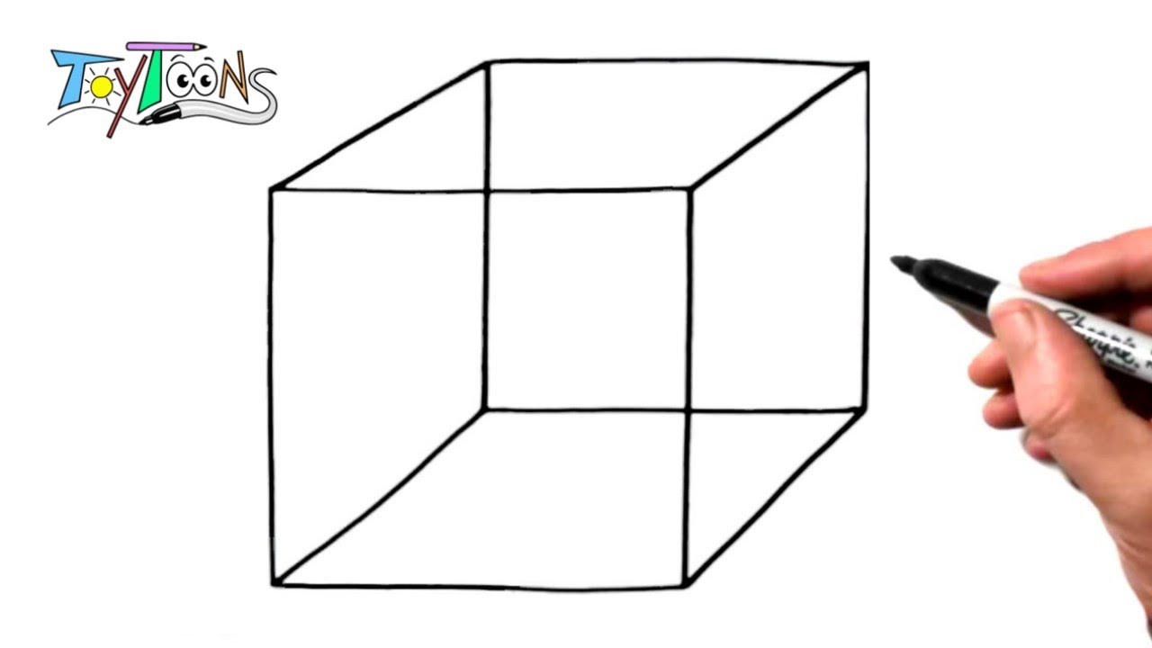 How To Draw A Cube Easy Step By Step Drawing Guide Tutorial YouTube How To Draw A Cube Easy Step By Step Drawing Guide Tutorial YouTube