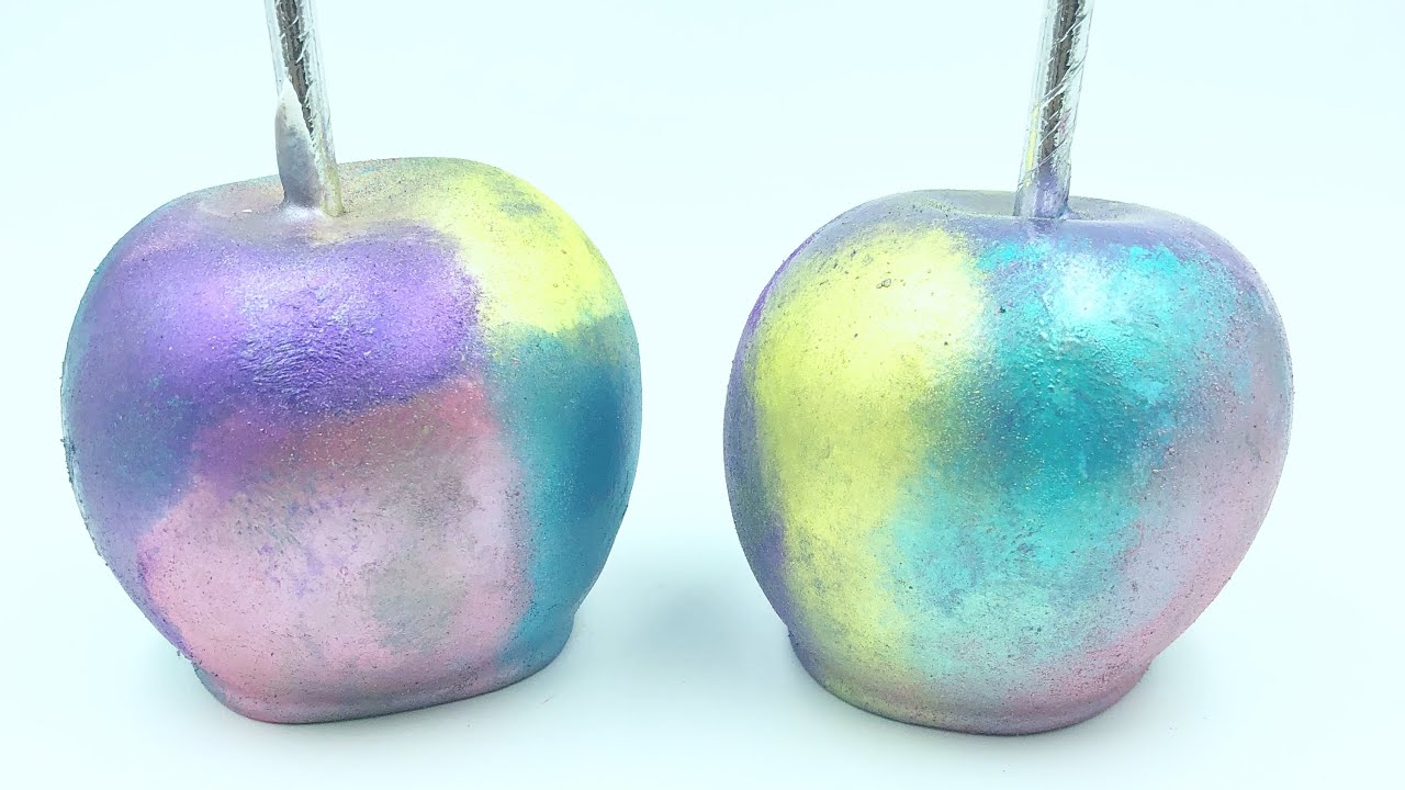 HOW TO CREATE A WATER COLOR CANDY APPLE - YouTube