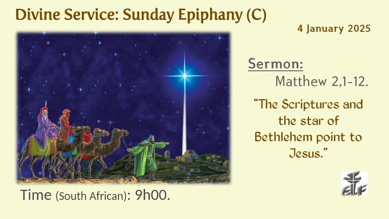 Divine Service for Sunday Epiphany. 2026 - YouTube