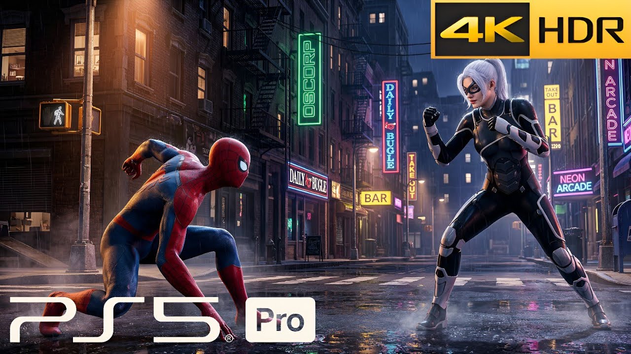 SPIDERMAN VS BATGIRL | Realistic Ultra Graphics Gameplay [4K 60FPS HDR ...