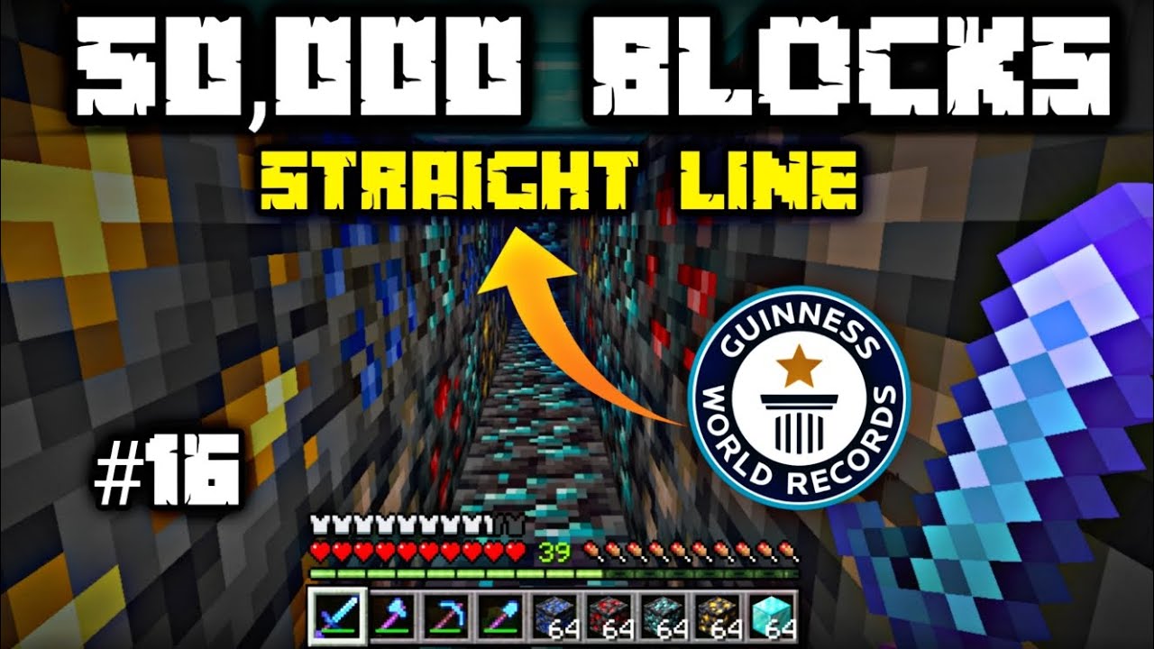 I mined for 50,000 blocks in a straight line and found this... (#16 ...