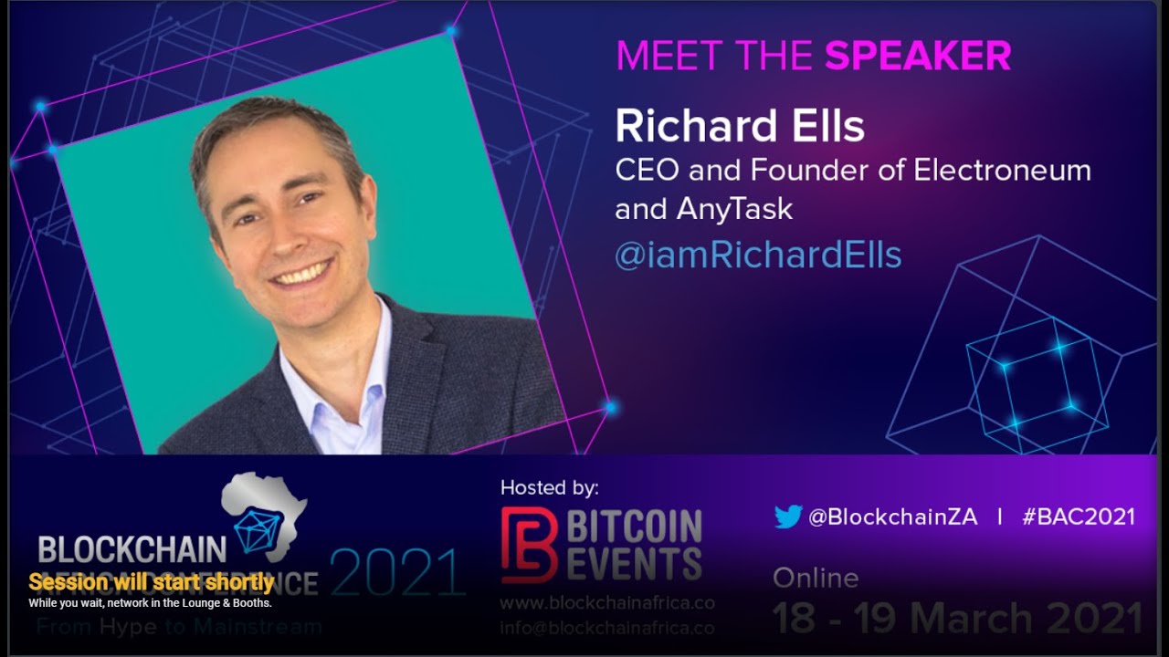 Empowering a Generation with Crypto by Richard Ells of Electroneum and Anytask - YouTube