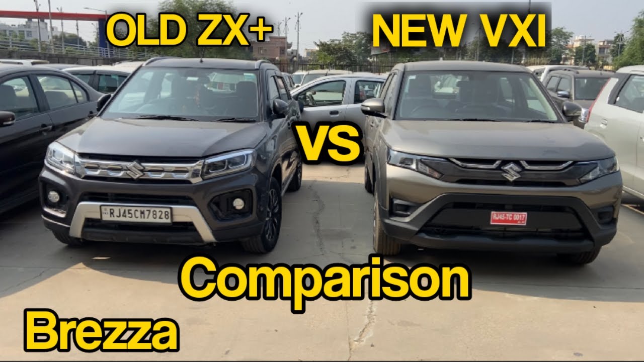 New Brezza VXI vs Brezza OLD | Detailed Comparison Interior & Exterior ...