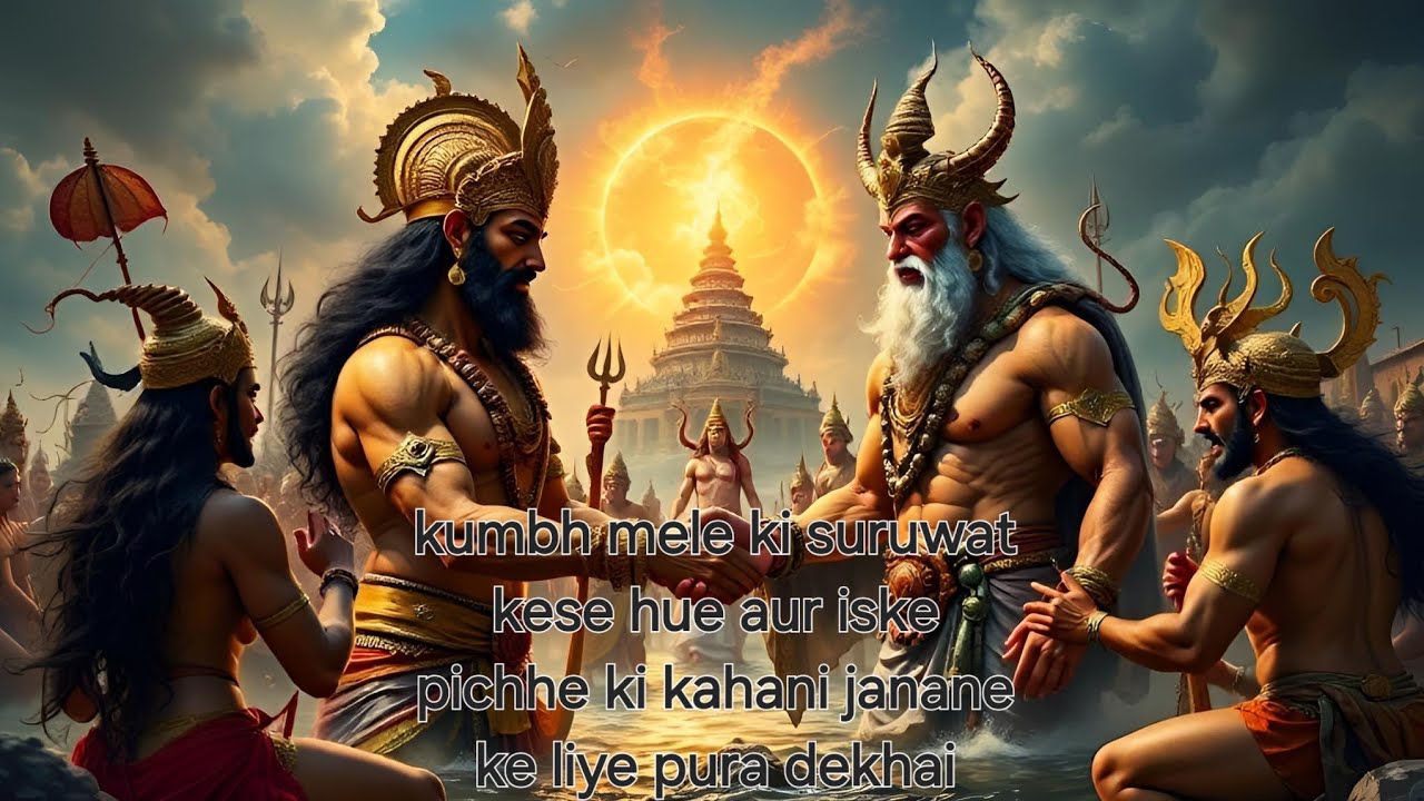 The Legend of Samudra Manthan The Churning of the Ocean (समुद्र मंथन की ...