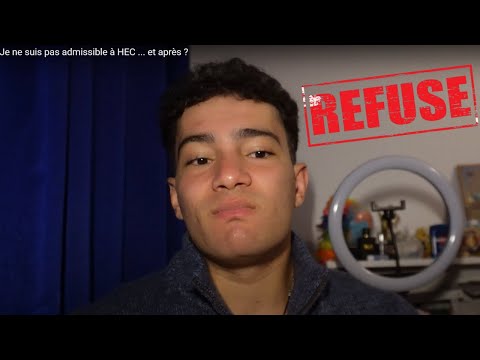 Je ne suis pas admissible à HEC ... et après ?