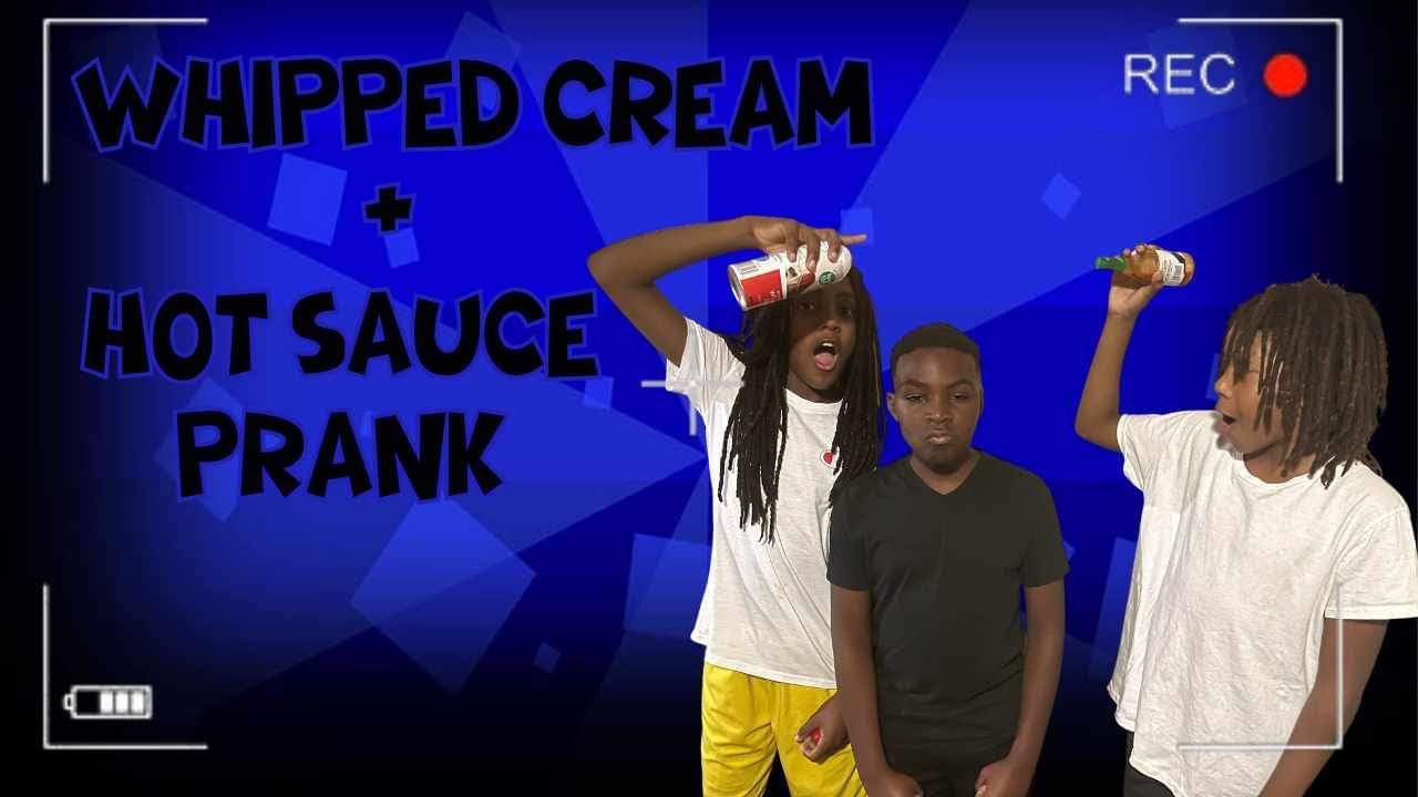 PRANK WARS!! (Whipped Cream and Hot Sauce Edition) - YouTube