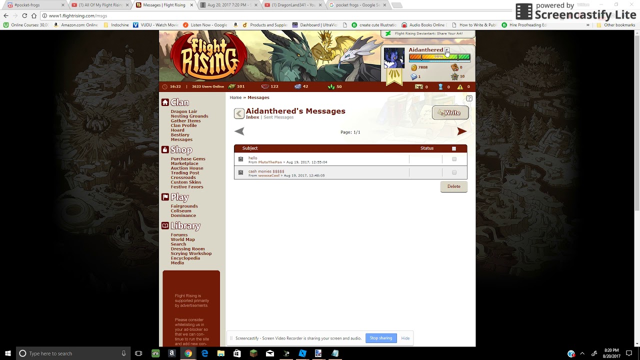 How To Change Your Profile Pic On Flight Rising! - YouTube