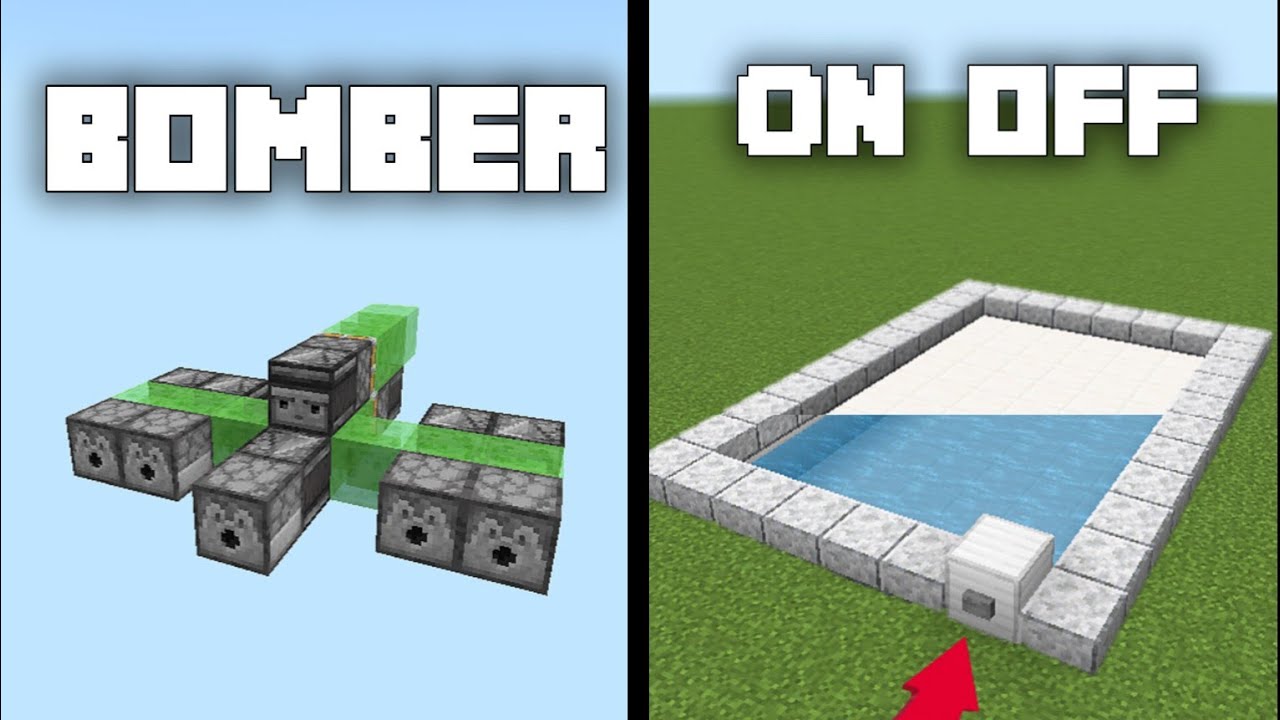 5 Amazing Redstone Builds In Minecraft Bedrock! - YouTube