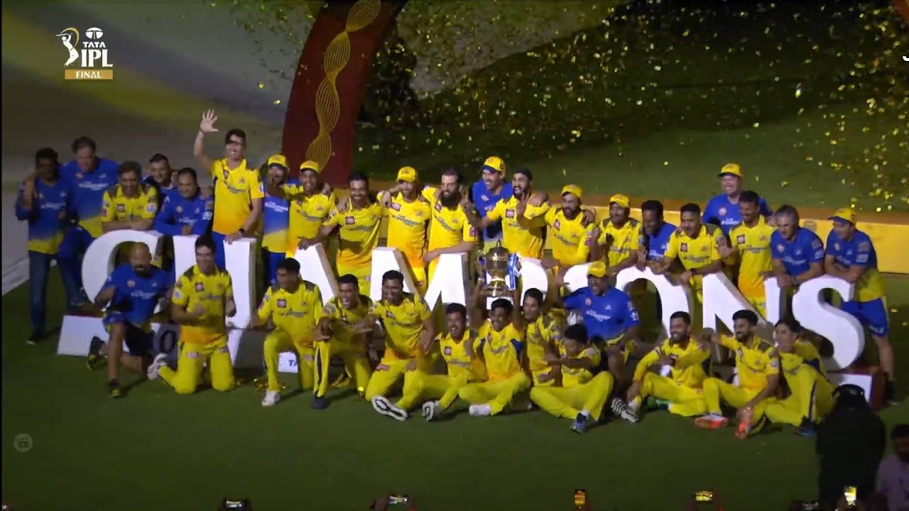 CSK final win 5 time #csk - YouTube