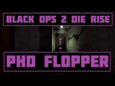 Black Ops 2 Die Rise Zombies | PHD Flopper *Secret Location* WHY ...
