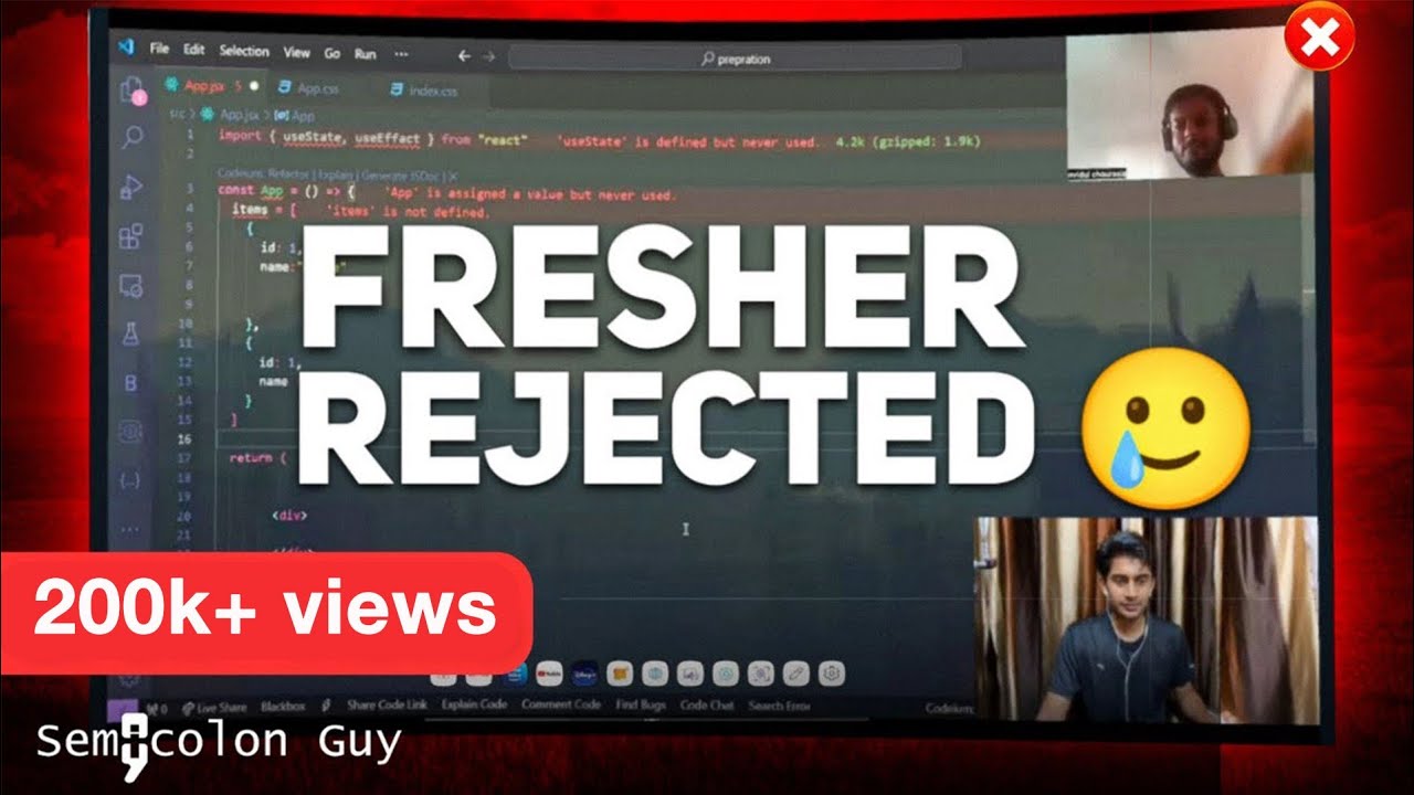 Frontend Reactjs Fresher Mock Interview Ep5 Youtube