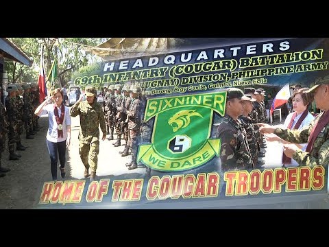 Gov. Cherry Umali saludo sa mga sundalo ng 69th Battalions at Infantry ...