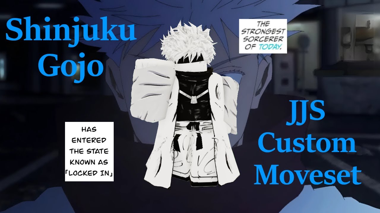 Shinjuku Gojo Custom Moveset // Jujutsu Shenanigans - YouTube