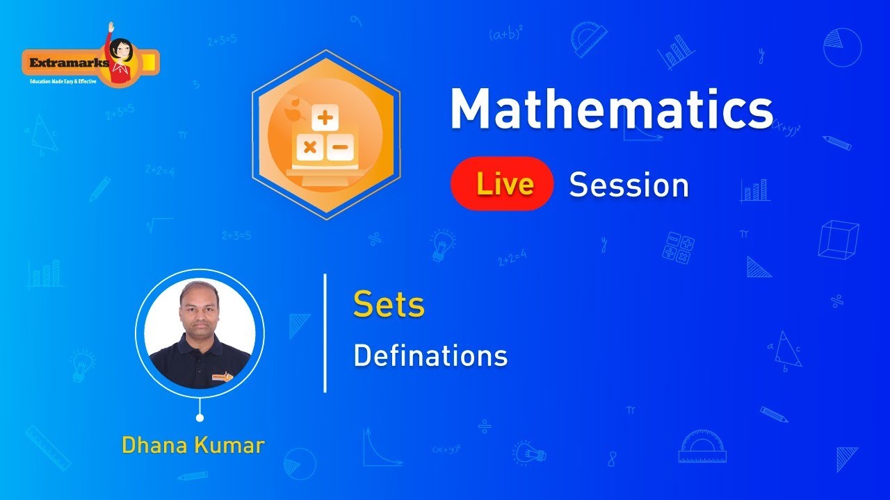 All About Sets | JEE Mathematics | Extramarks JEE - YouTube