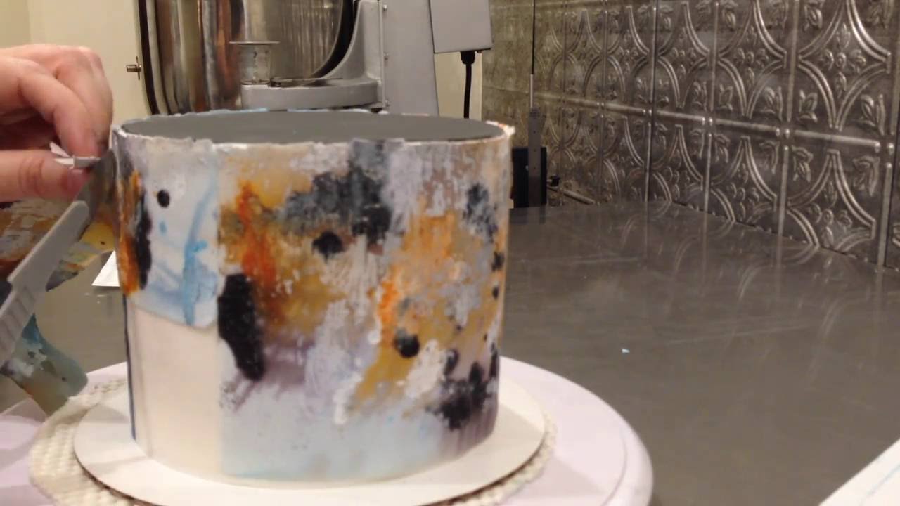 Icing Sheet Marbling Tutorial - YouTube