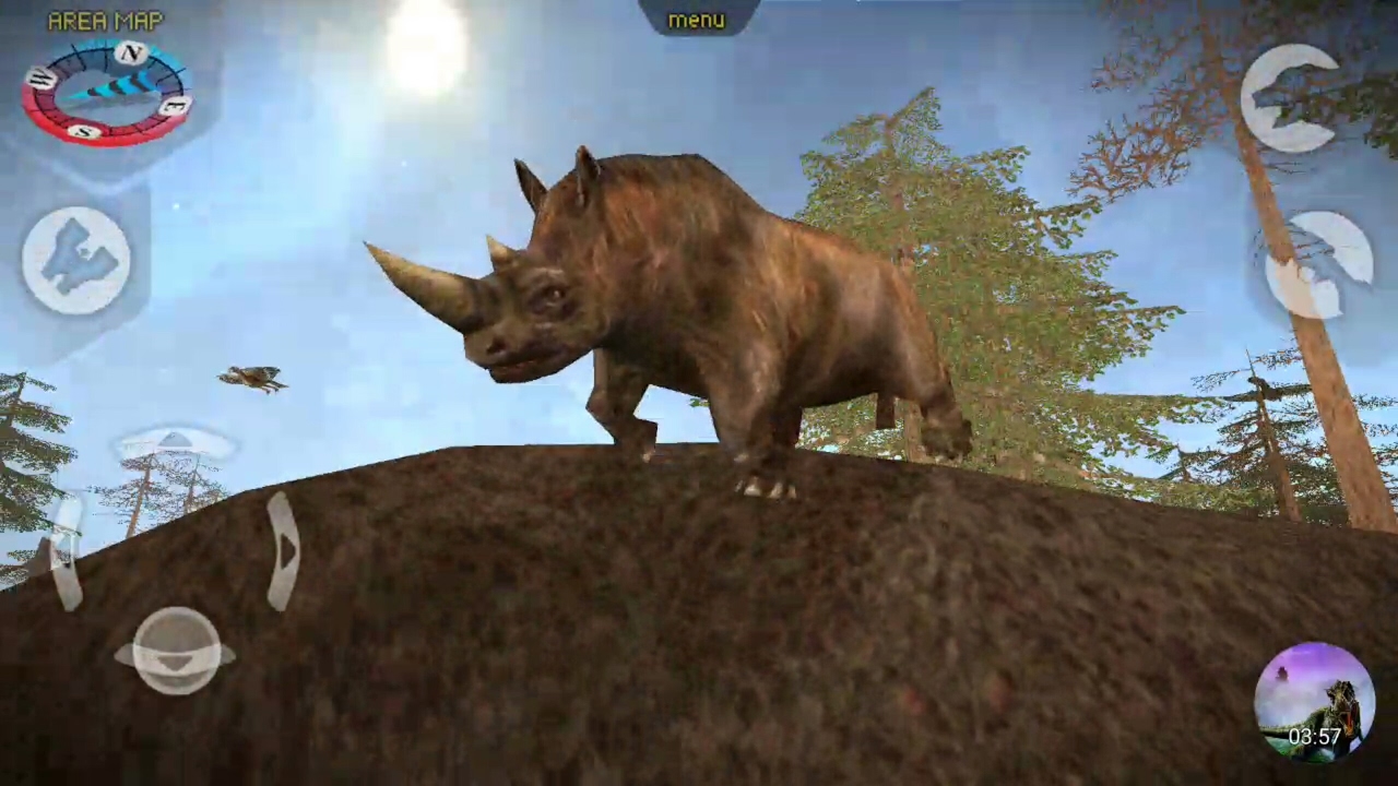 Carnivores Ice Age Brontotherium