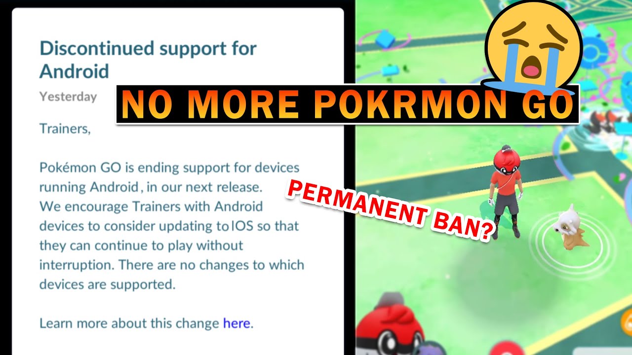 No More Pokemon Go | Pokémon Go Permanent Ban | How To Fix Pokemon Go ...