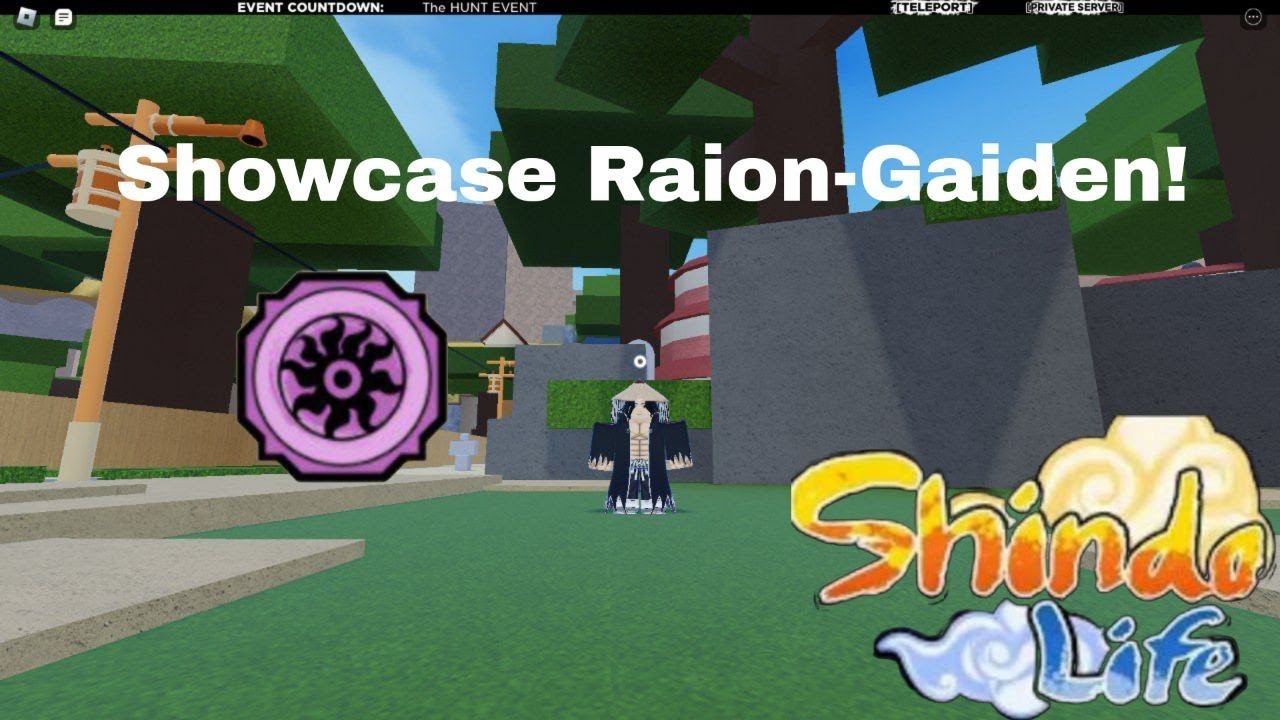 Showcase Raion-Gaiden | Shindo life 2! - YouTube