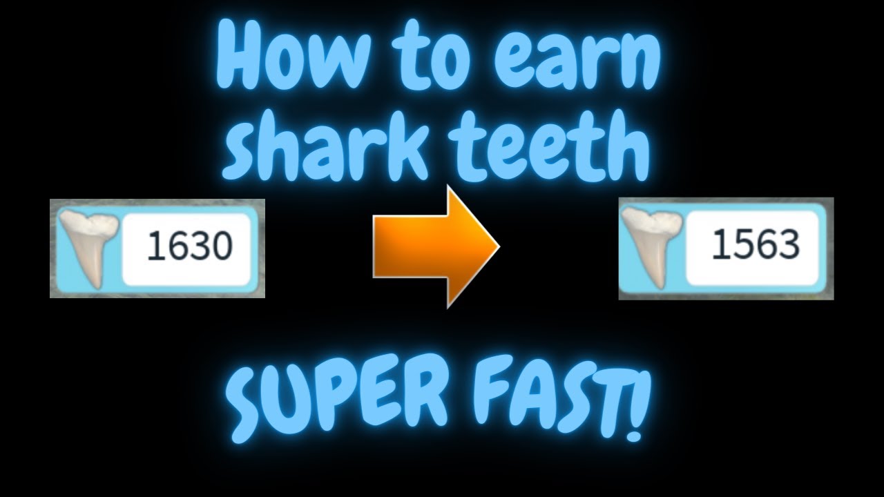 [ROBLOX] Shark Bite How To Earn Shark Teeth SUPER FAST! - YouTube