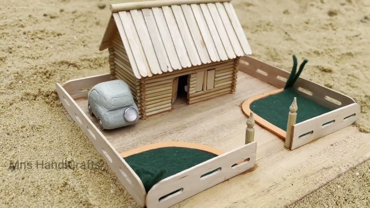 Miniature House || How to make Mini House Model || DIY Crafts - YouTube