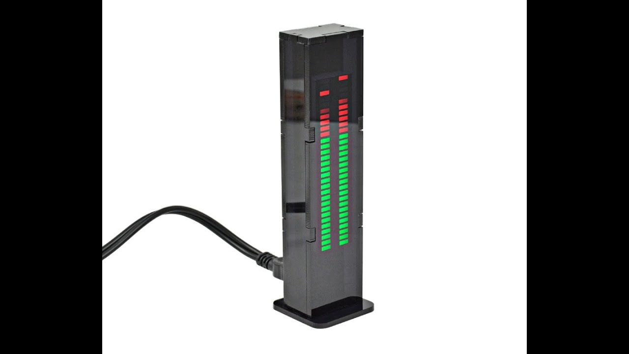 VU digital Torre de Leds AS30 e AS60 com 60 e 120 leds USB - YouTube