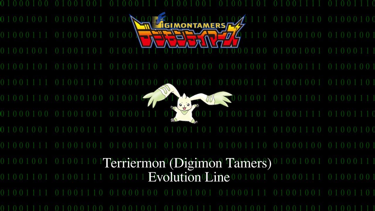 Terriermon Digivolution line from Digimon Tamers Series - YouTube