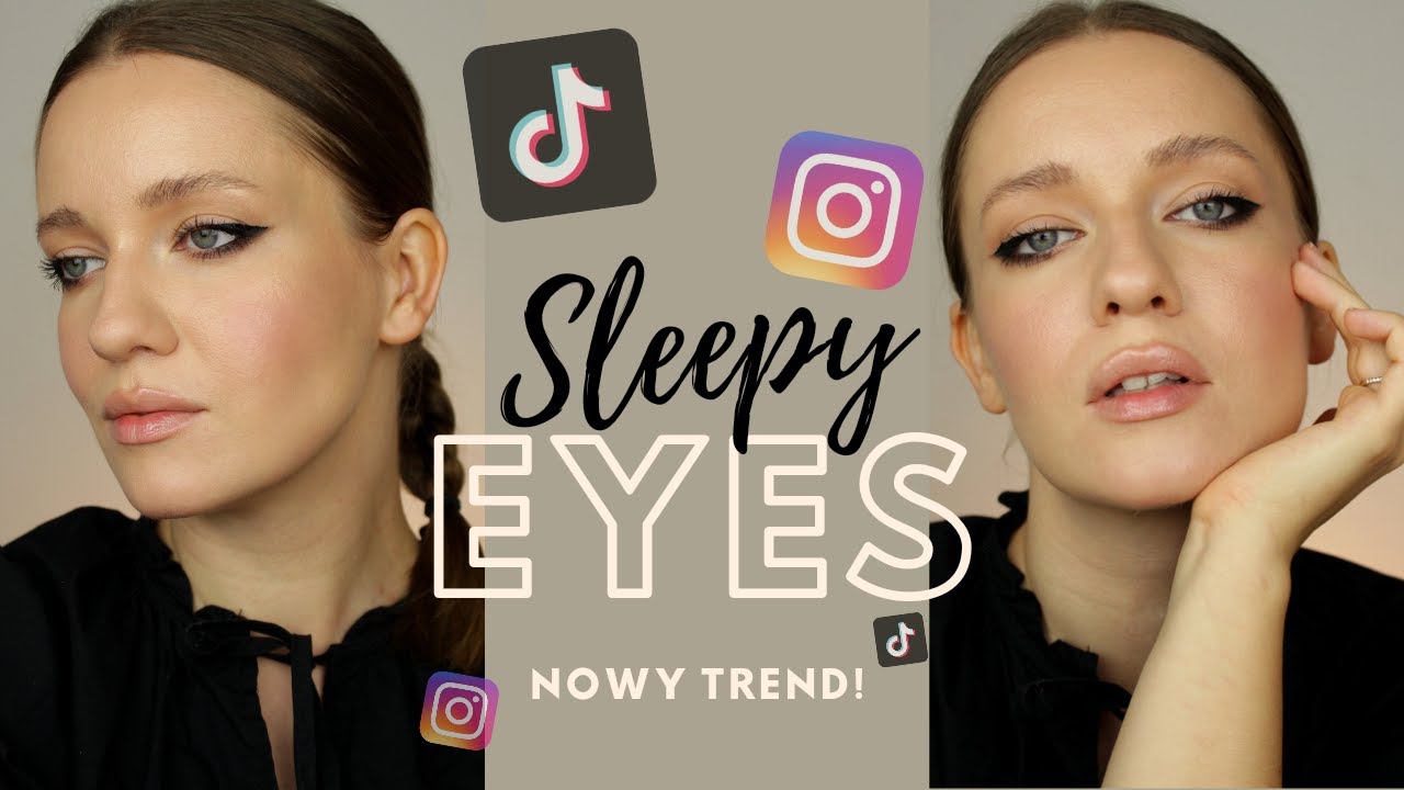 Jak wykonać makijaż w stylu SLEEPY EYES? - YouTube