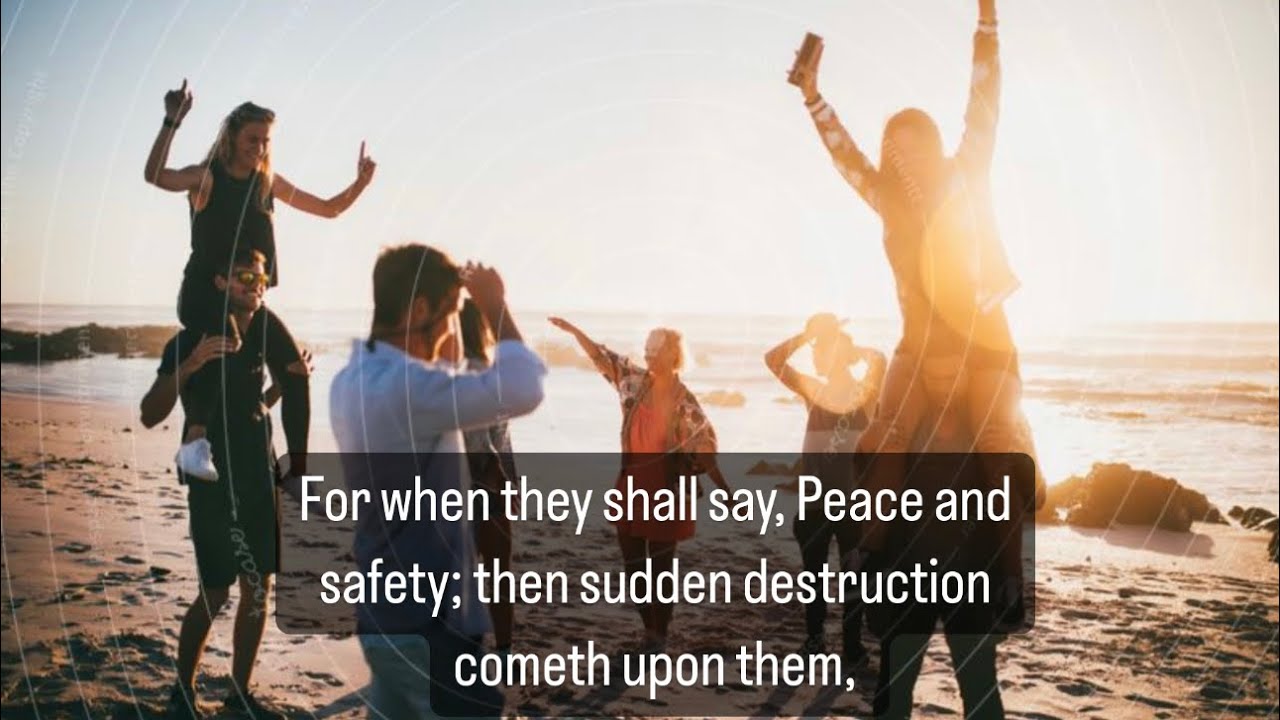 When they say PEACE & Safety ? Be on Guard💂‍♀️| It Is Written. Reading ...