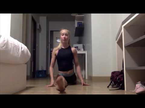 My Morning Warm up of handstands and Contortion